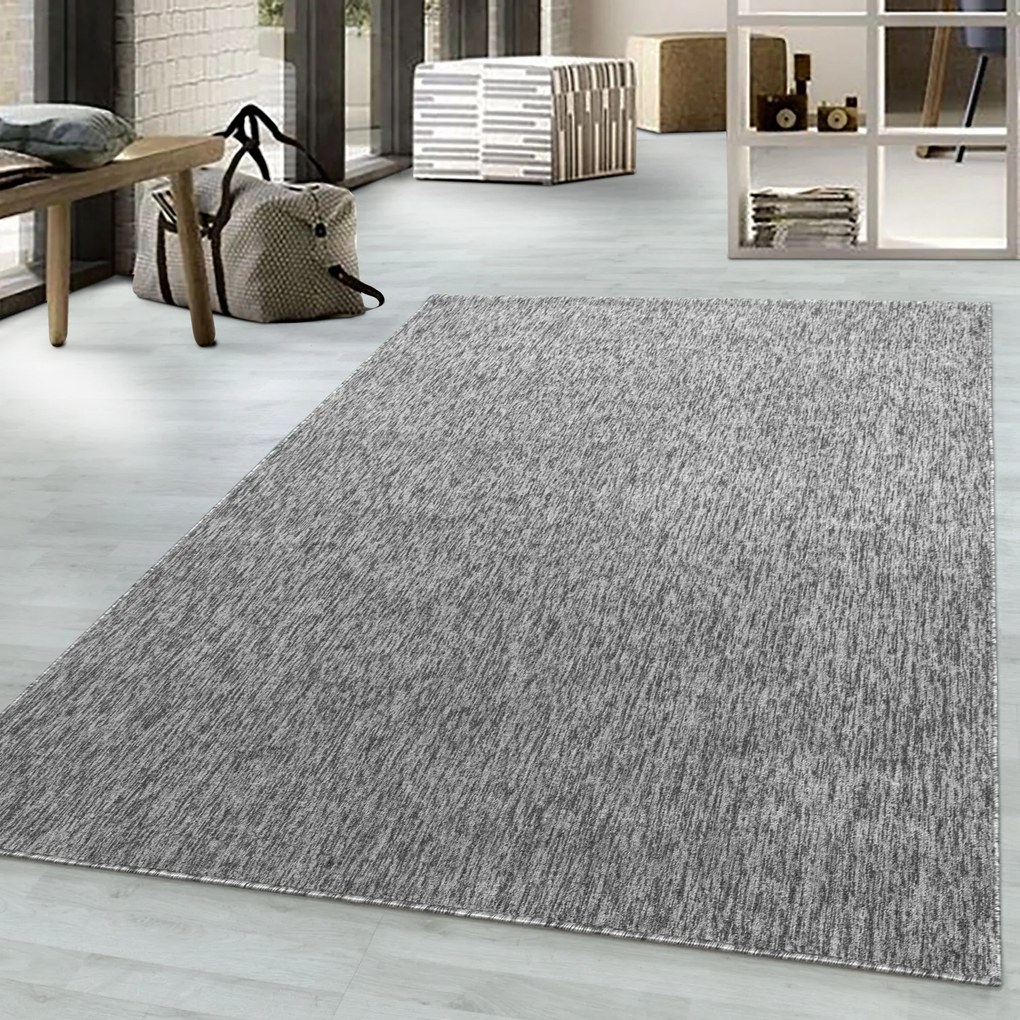Ayyildiz, Kusový koberec Nizza 1800 lightgrey, 120x170, šedá, chodba / předsíň