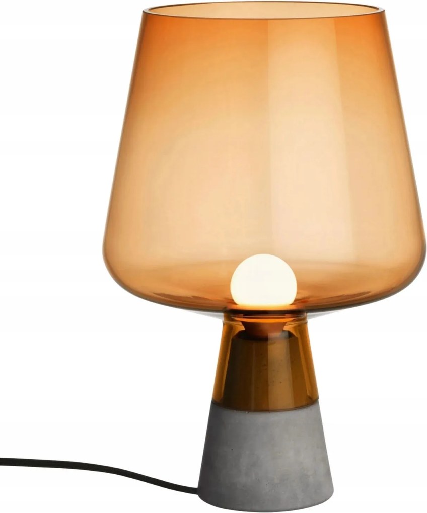 Stolní lampa Iittala Leimu hnědá 30x20 cm noční lampa elegantní E27 60W
