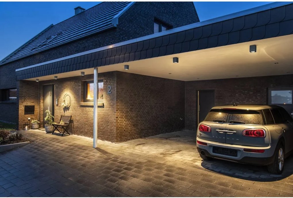 LA 1003421 ENOLA SQUARE M Outdoor, stropní LED svítidlo, antracitové - BIG WHITE (SLV)