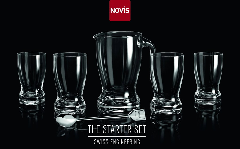 Novis starter set, džbánek se 4 sklenicemi