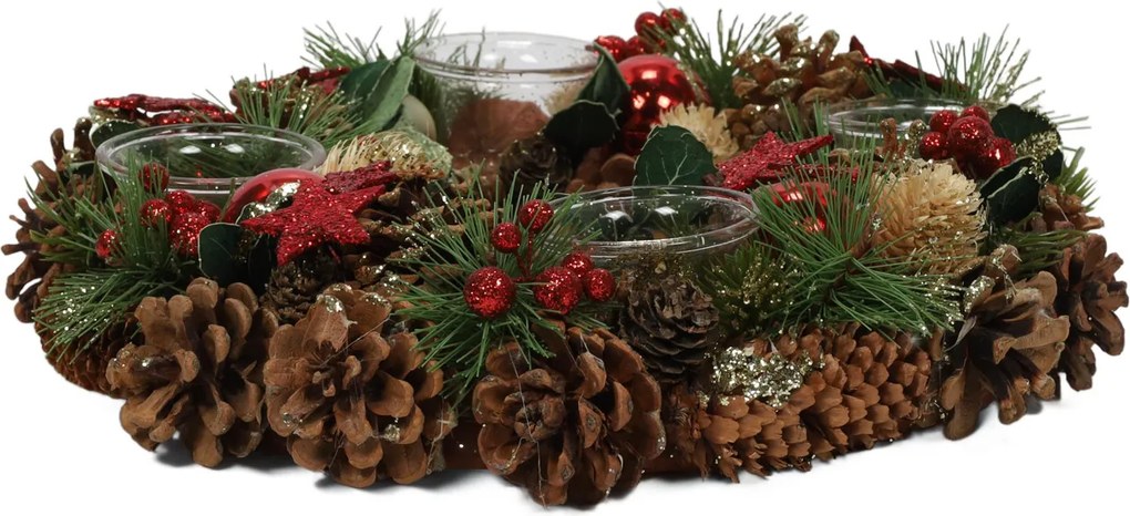 Adventní věnec, svícen na 4 svíčky, Ø 34 cm