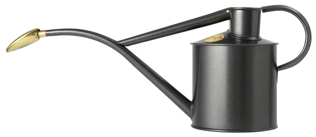 HAWS Konvička s kropítkem Rowley Ripple Graphite - 1000 ml, šedá barva, černá barva, kov