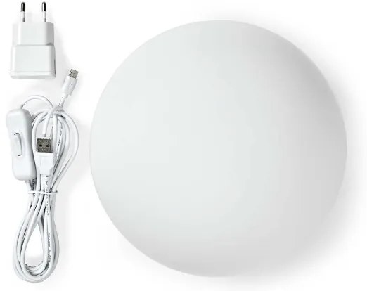 Nedis WIFILM10CWT - LED RGBW Stmívatelná stolní lampa SmartLife LED/5W/5V Wi-Fi