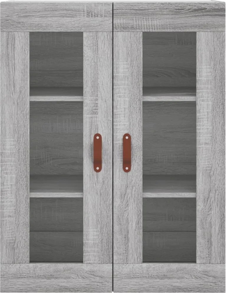 Skříň highboard šedá sonoma 69,5 x 34 x 180 cm kompozitní dřevo 3198383