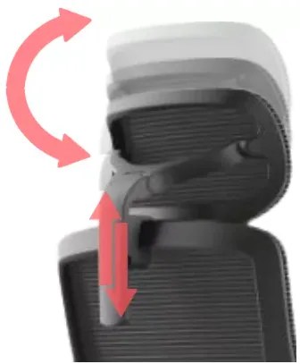 MERCURY STAR Kancelářská ergonomická židle WISDOM s podhlavníkem — síť, černý plast, nosnost 150 kg tmave šedá