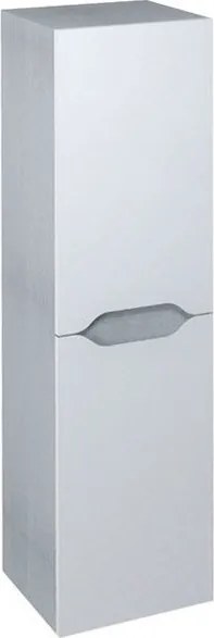 Sapho Sapho, WAVE skříňka vysoká 35x140x30cm, levá/pravá, bílá/dub stříbrný (WA245LP), WA245-3011