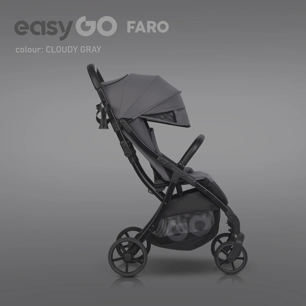 Sportovní kočárek EasyGo Faro Cloudy Gray