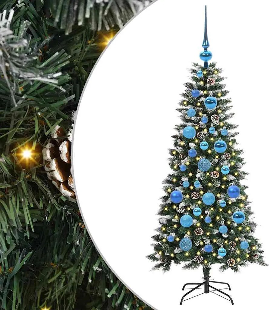 Umělý vánoční stromeček Zelená 120 cm PVC, plast a ocel 3395803
