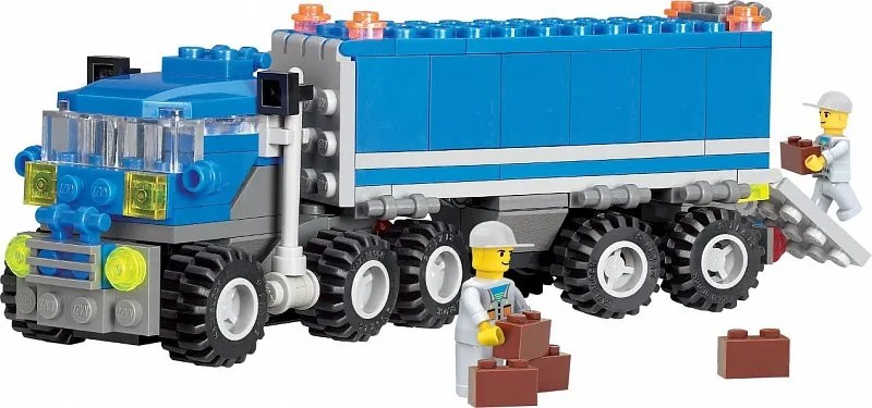 Blocki stavebnice MyCity Nákladní auto typ LEGO 163 dílů