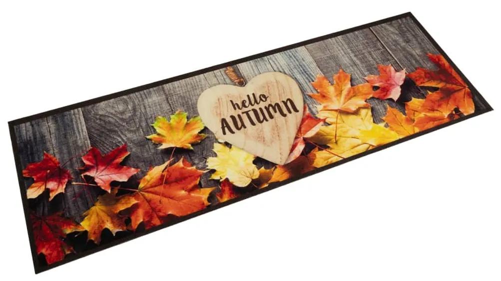 Kuchyňský koberec omyvatelný Podzim 45 x 150 cm samet - Default Title