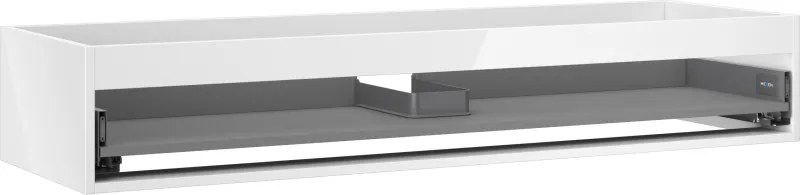 Mexen Box-A, závěsná skříňka, 140 cm, 1 zásuvka, bílá lesklá, 91AX0-1400-235-1-00