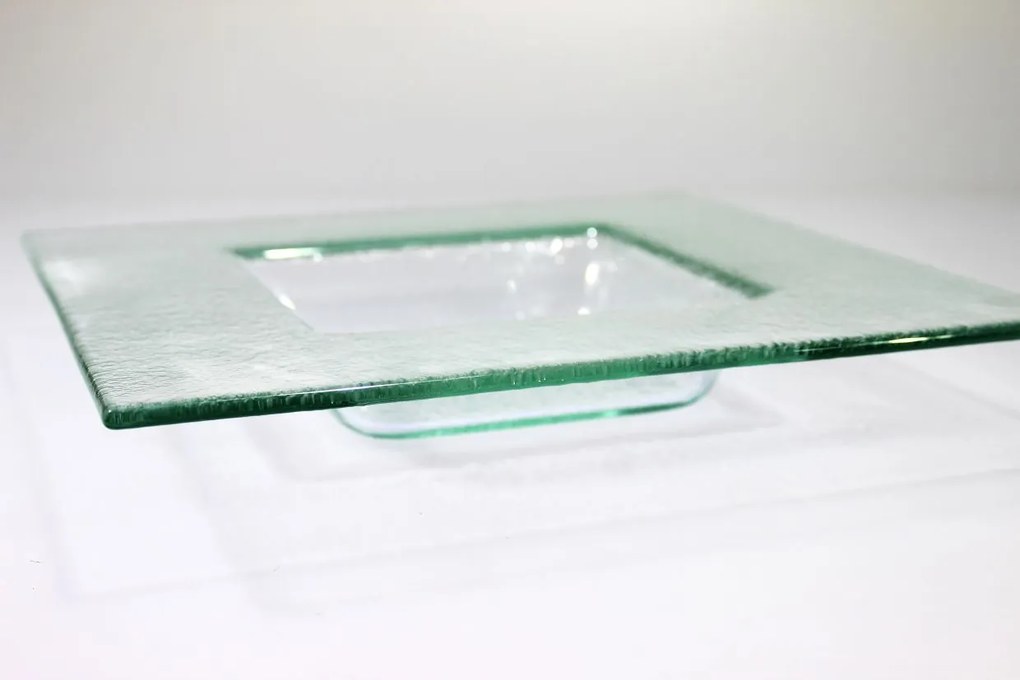 BDK-GLASS Skleněná miska čirá - 27x27cm