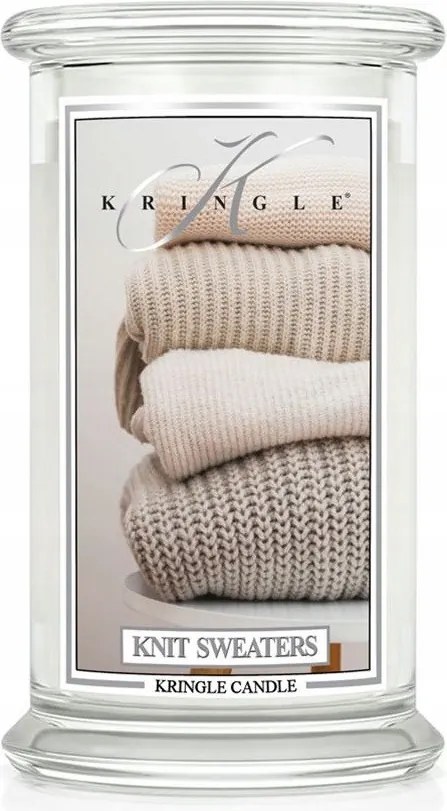 Velká svíčka Knit Sweaters Kringle Candle