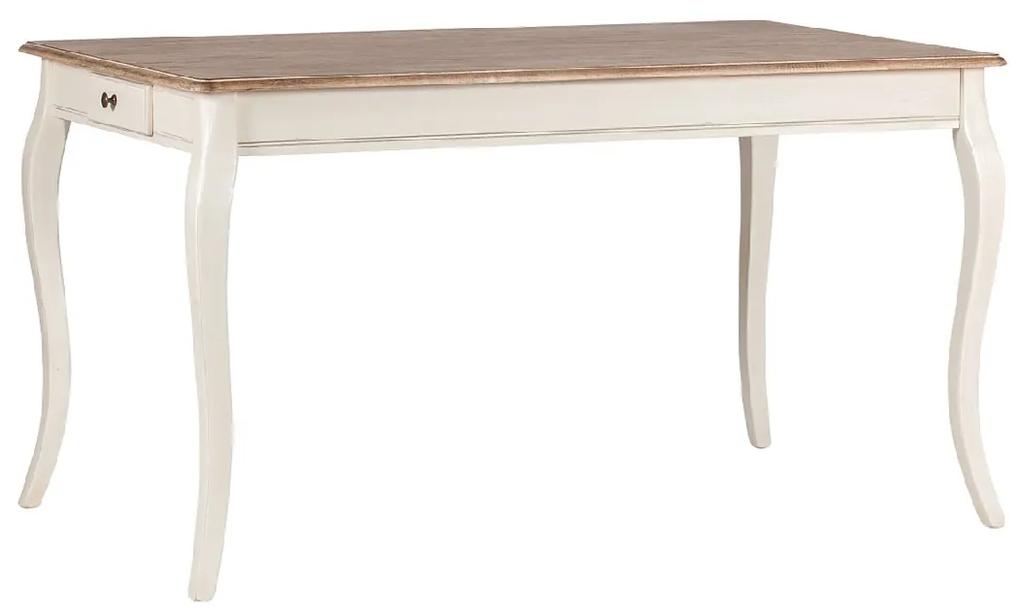 Stůl Leger, dřevěný, 140x80, ořechová deska
