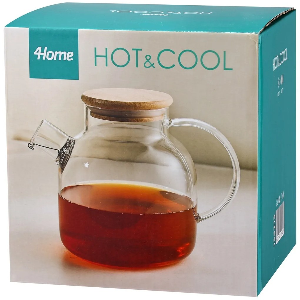 4Home Konvice na čaj Bamboo Hot&Cool, 1,2 l