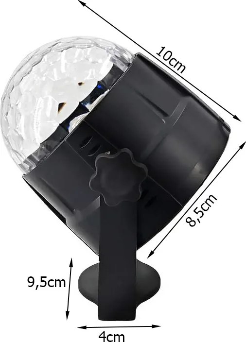 Verk Group Disco ball led reflektor rgb projektor