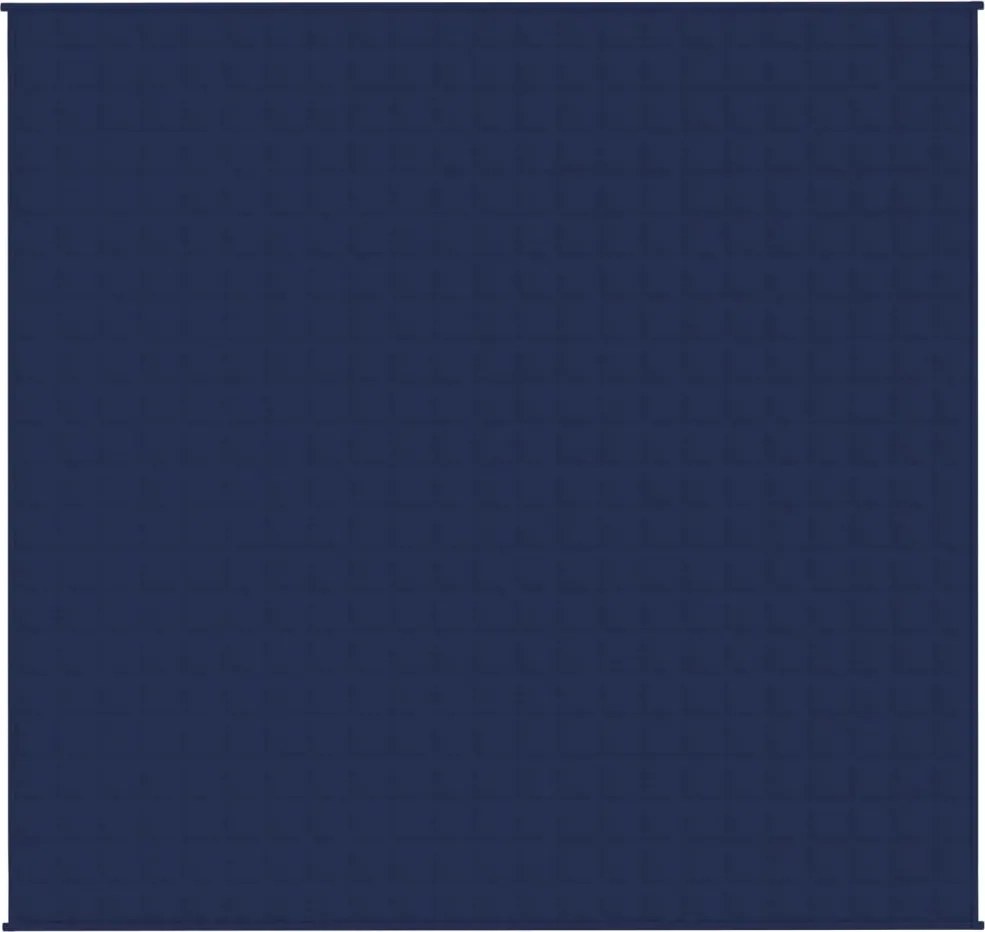 Zátěžová deka modrá 220 x 230 cm 15 kg textil 3154809