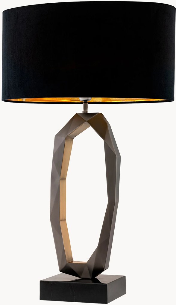Stolní lampa na mramorové základně Santos