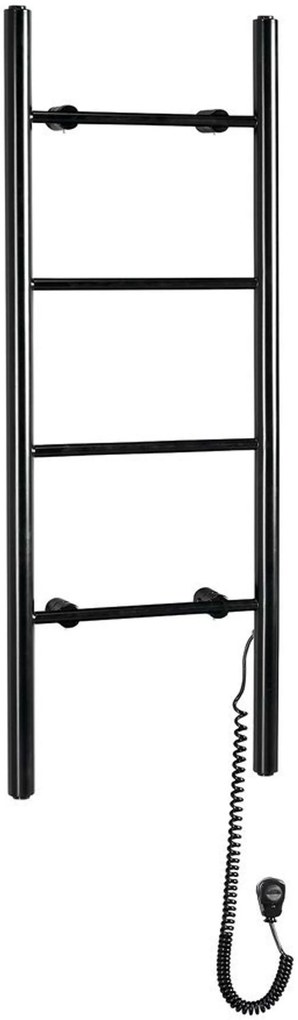 Sapho - Elektrický sušák ručníků Karbo 40x112 cm, černá mat KB904