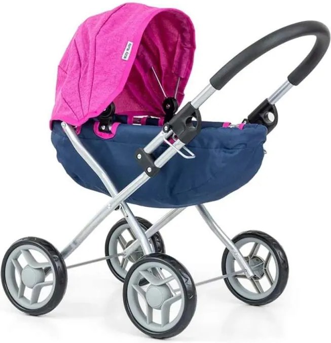 Dětský kočárek pro panenky Milly Mally Dori Prestige Navy