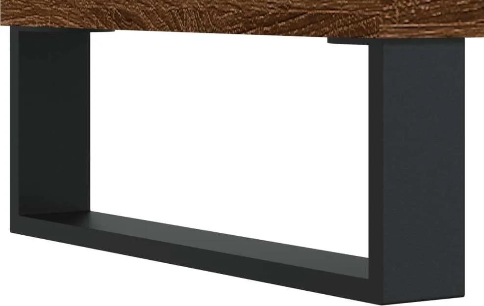 vidaXL TV skříňka 160x35x55 cm kompozitní dřevo [831355] Barva: hnědý dub