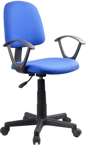 TEMPO KONDELA Kancelářská židle, modrá / černá, TAMSON