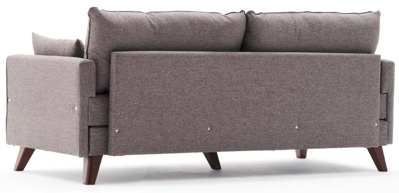 Hanah Home Rozkládací pohovka BELLA hnědá 208 cm 825BLC2583