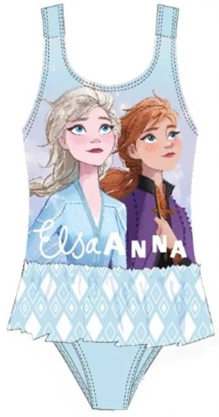Setino - Dívčí jednodílné plavky Ledové království FROZEN | Elsa a Anna - zelené 140