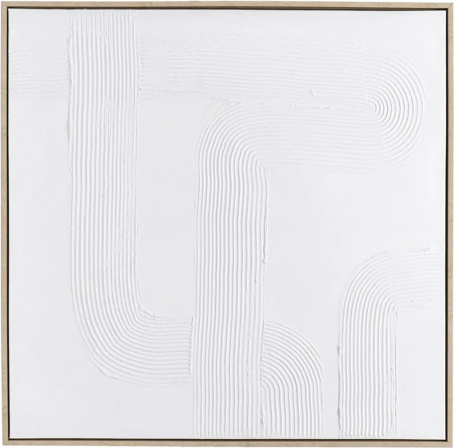 Ručně malovaný obraz s rámem/na plátně 83x83 cm Texture – Bizzotto