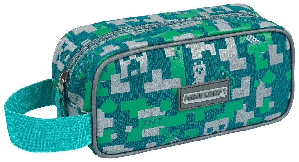 MINECRAFT penál Silver Creeper