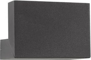NV 9160101 Venkovní nástěnné svítidlo BRIN antracitový hliník čiré sklo LED 10W 3000K 200-240V 101st. IP65 - NOVA LUCE