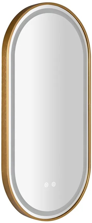 Sapho KEIRA oválné zrcadlo s LED osvětlením 45x90cm