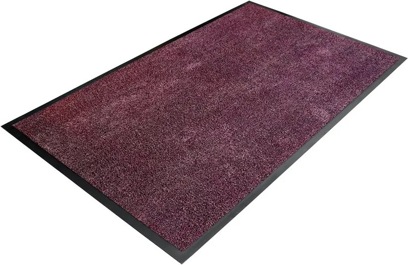 Fialová textilní čistící vnitřní vstupní rohož - 90 x 60 x 0,8 cm