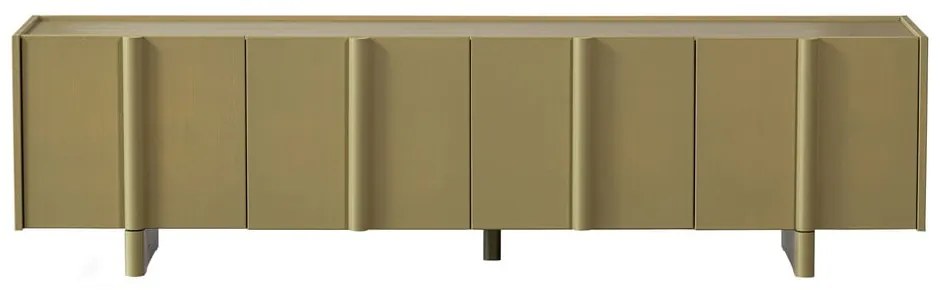 Khaki TV stolek z borovicového dřeva 200x53x46 cm Basu – WOOOD