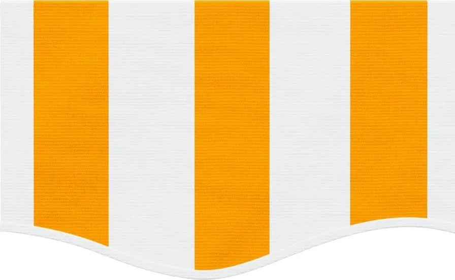 vidaXL Náhradní volán k markýze pruhy 580x20 cm [367797] Barva: Modro-bílá