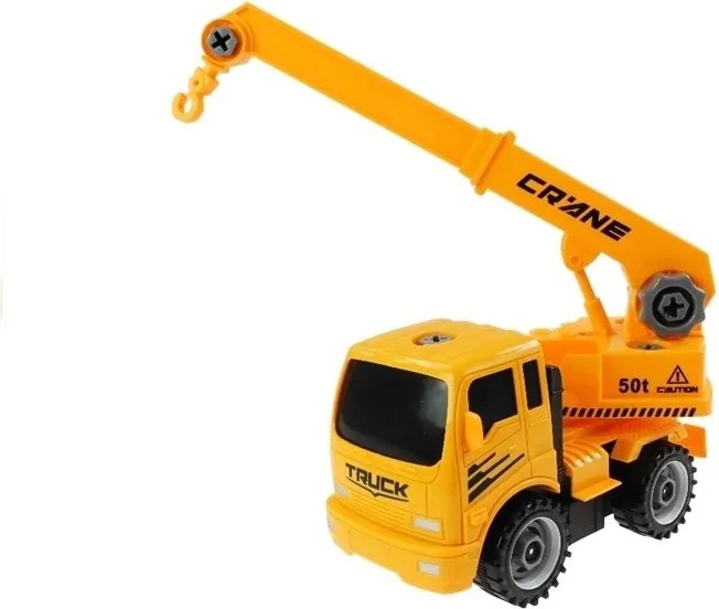 LEAN Toys Sada vozidel na šroubování – betonová míchačka a sklápěč