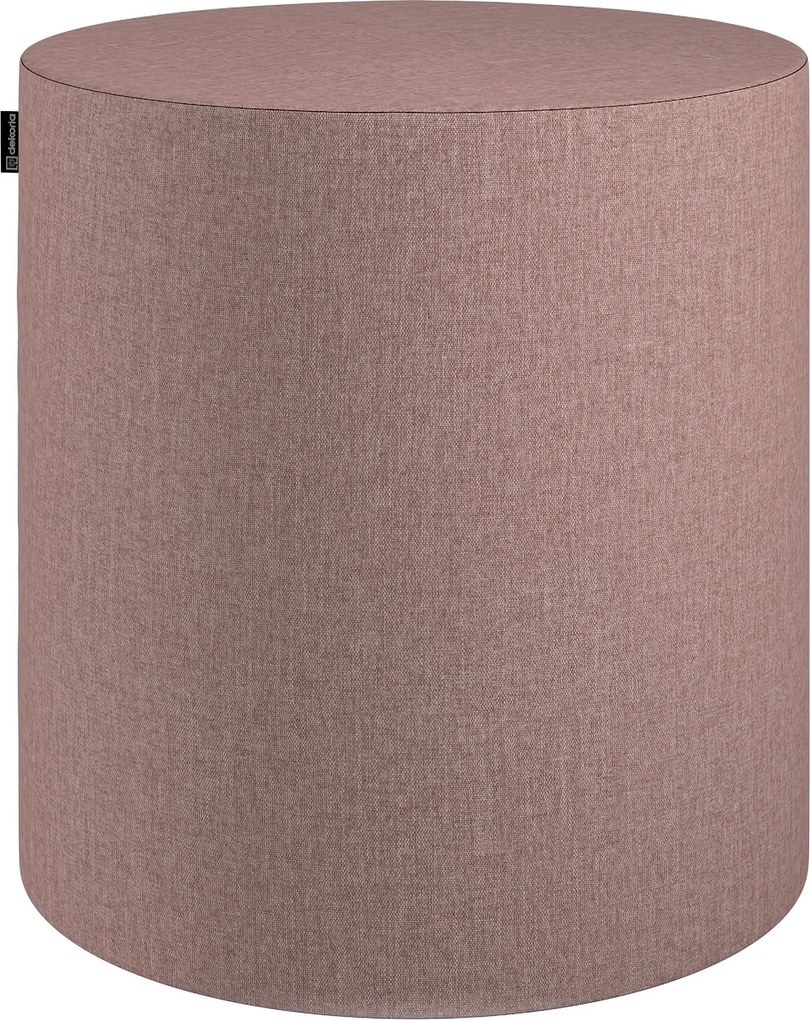 Sedák Barrel- válec pevný barva růžová látka pletený vzor