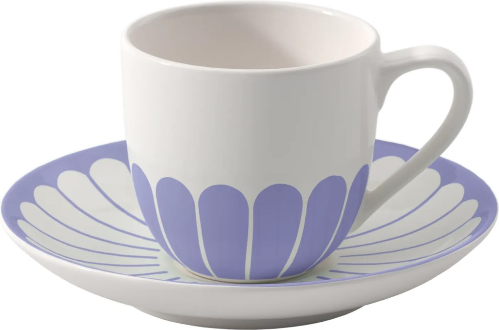 Villeroy&Boch Villeroy & Boch Fleur Bleu espresso šálek s podšálkem