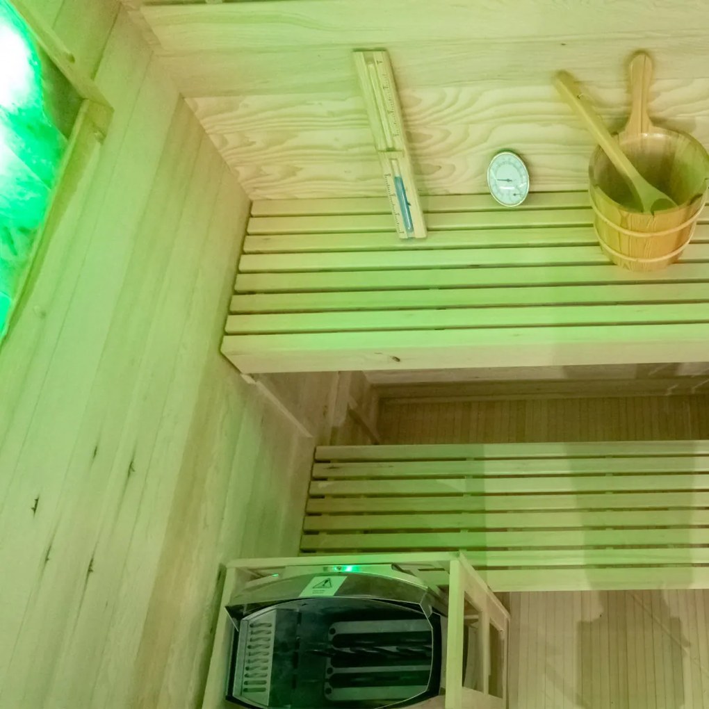BPS-koupelny Finská sauna Relax HYD-6193 140x150, 3-4 osoby