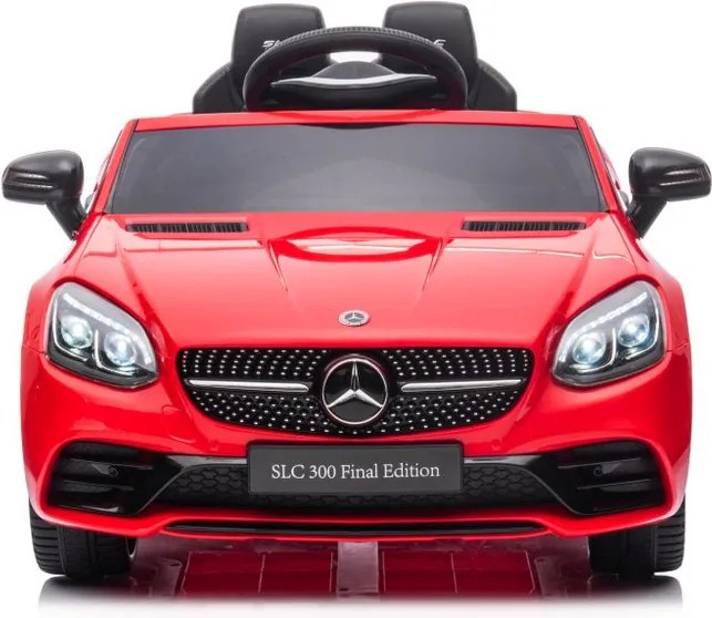 LEAN CARS Elektrické autíčko Mercedes SLC 300 LED MP3 červené