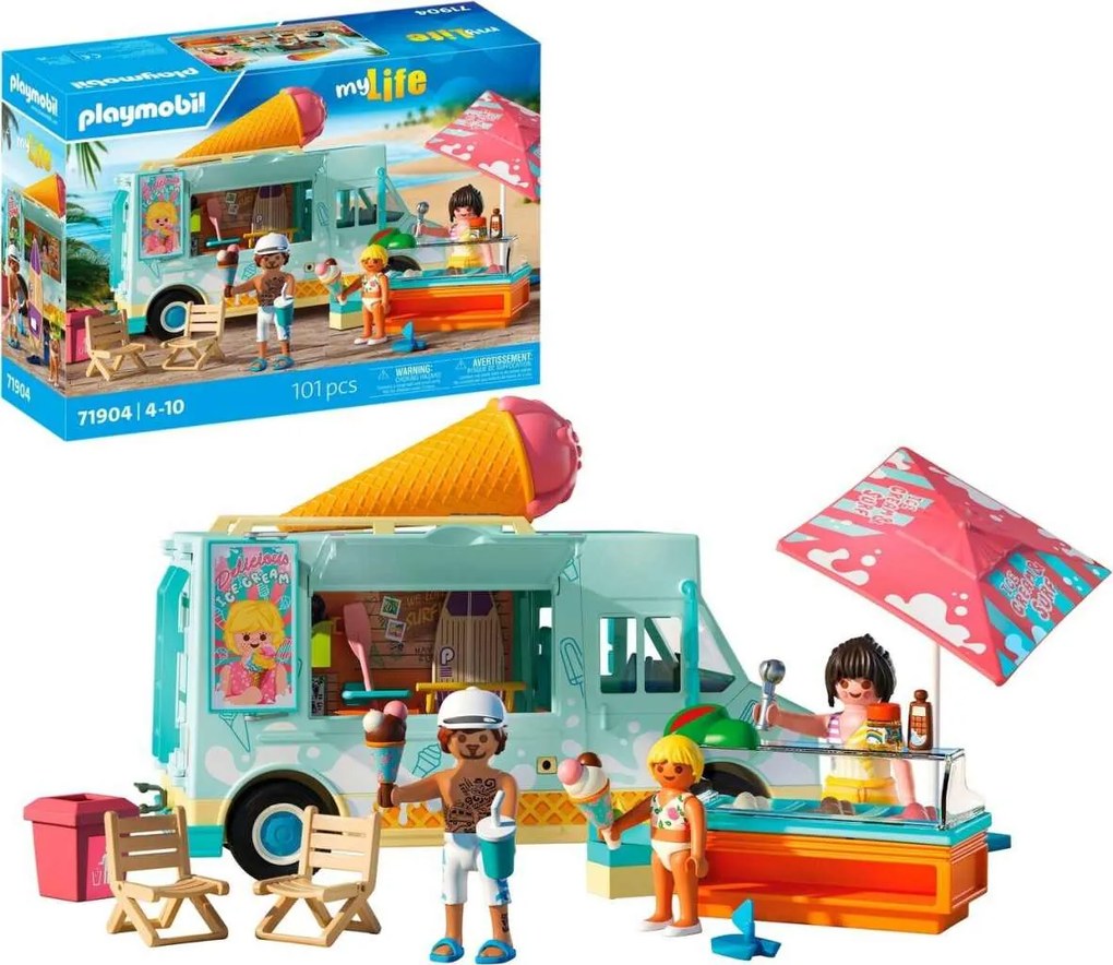 Playmobil 71904 zmrzlinářské auto se surf shopem