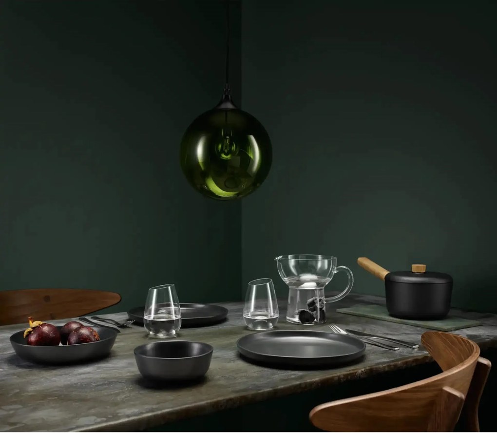 Mělký talíř Eva Solo NORDIC KITCHEN P.25cm černý