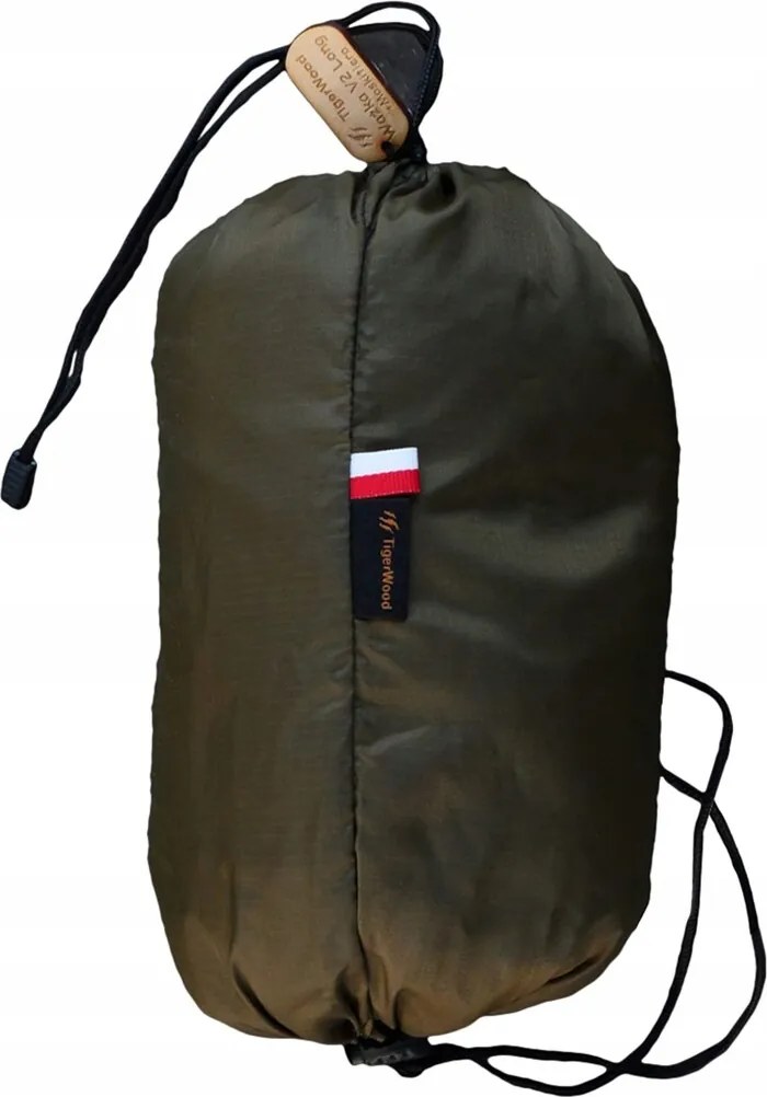Houpací síť V2 Long Double Zip s moskytiérou Khaki TigerWood Poland