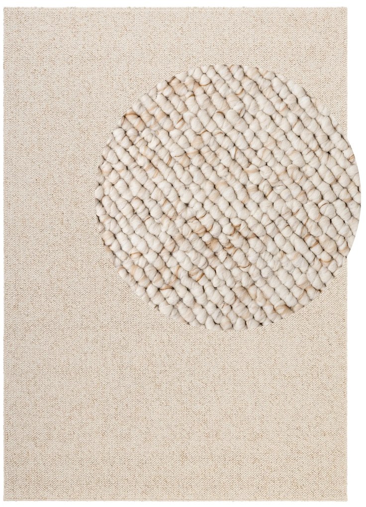 ELLE Decoration, Kusový koberec Wolly Ultra 106228 Cream z kolekce Elle, 240x340, bílá, ložnice