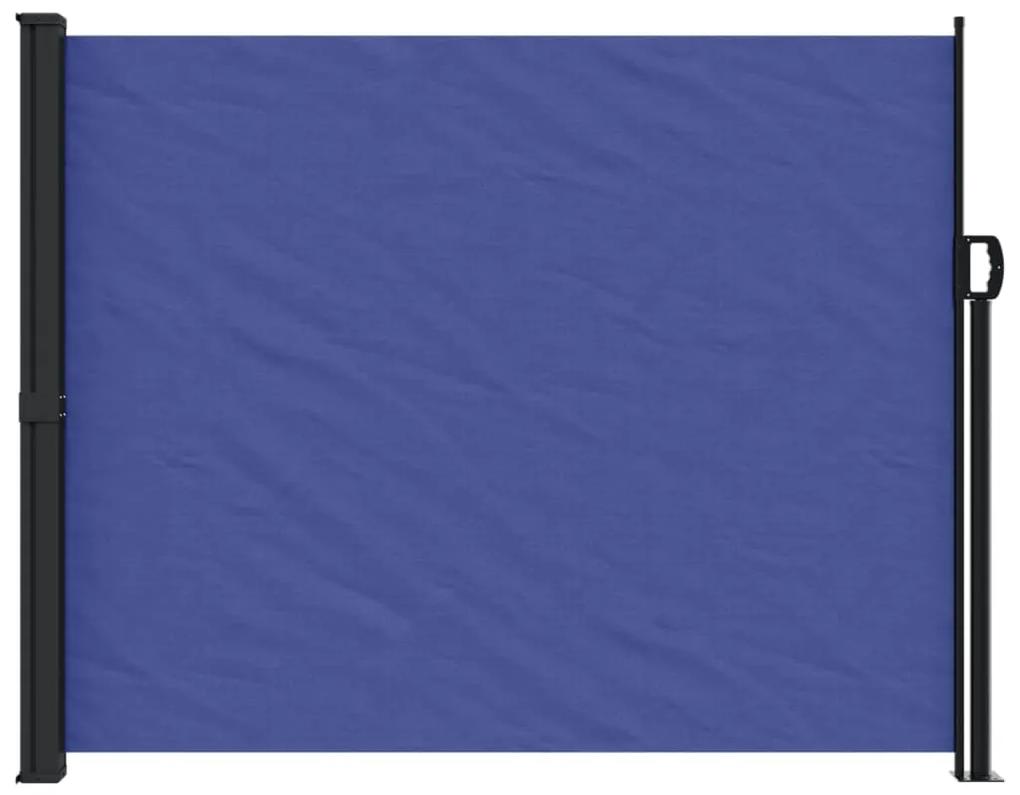 Zatahovací boční markýza modrá 160 x 500 cm,  4004431