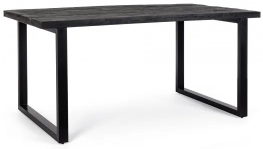 BIZZOTTO Jídelní stůl HASTINGS černý 160x90 cm 0747015