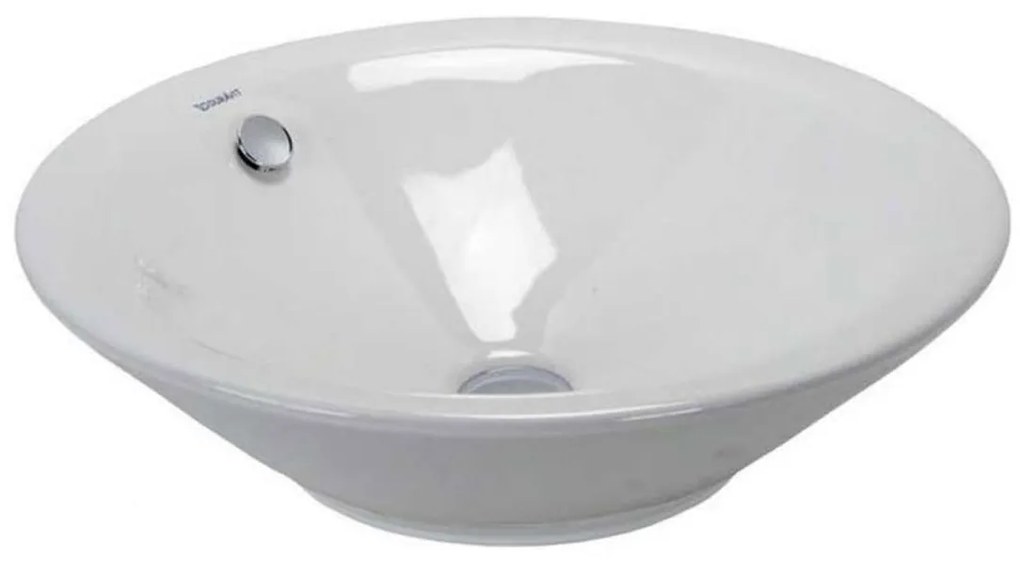 Duravit Starck 1 - Umyvadlová mísa, průměr 33 cm, s přepadem, bílá 0408330000