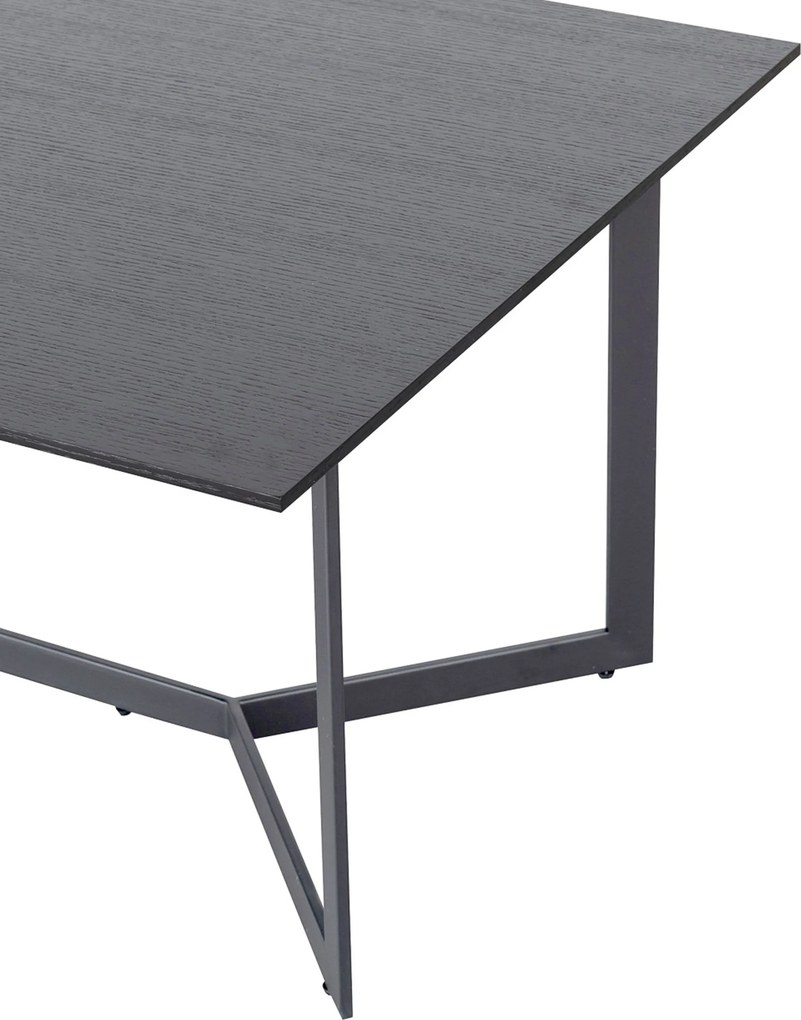 Lavice Minoa 140 x 80 x 53 cm černá