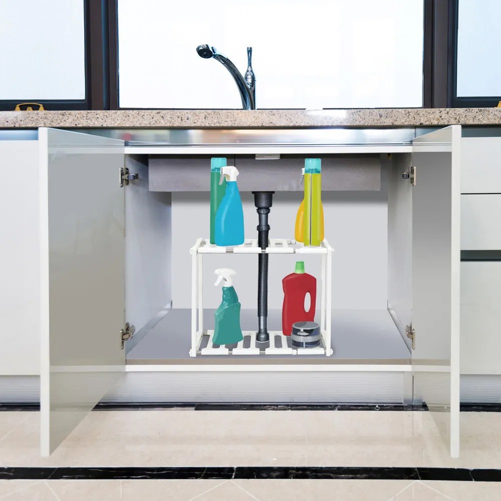 Kuchyňský organizér, pod dřez nastavitelný 40-70cm PORTE
