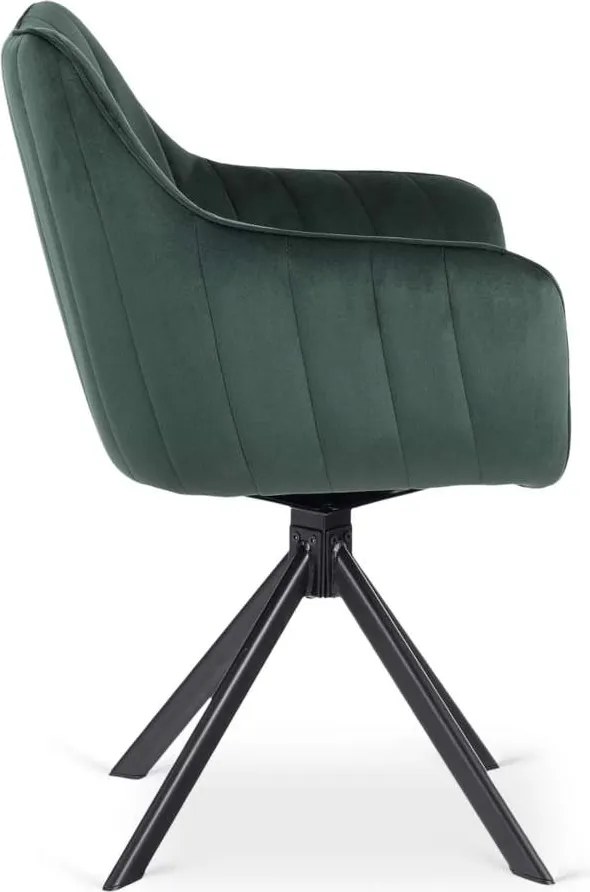 Jídelní židle Pinzo Velvet, zelená